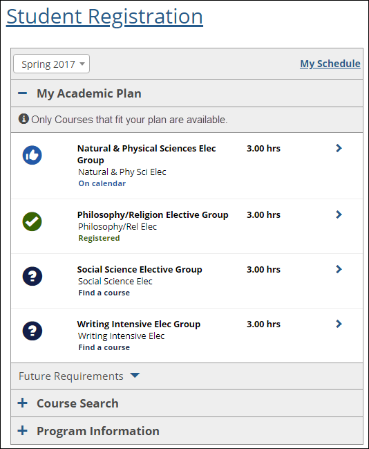 Student Registration Feature